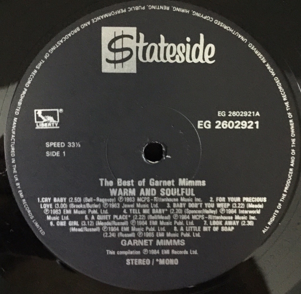 Garnet Mimms - The Vinyl Press